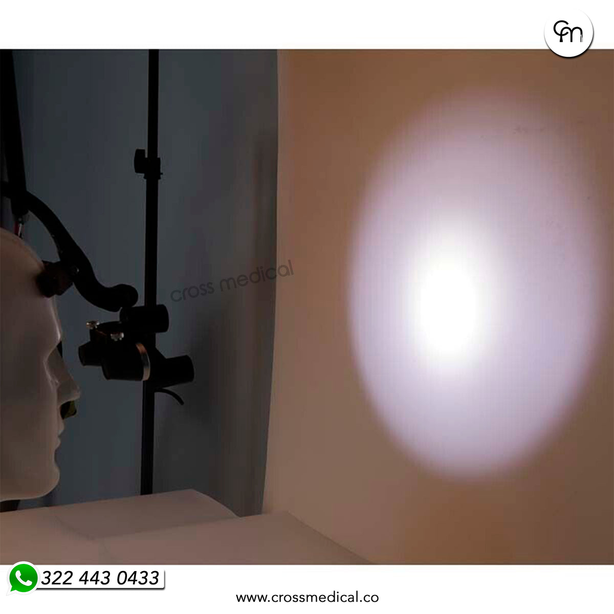 #0312 BINOCULAR LED ERGONOMIC PLUS 3.5X – crossmedical